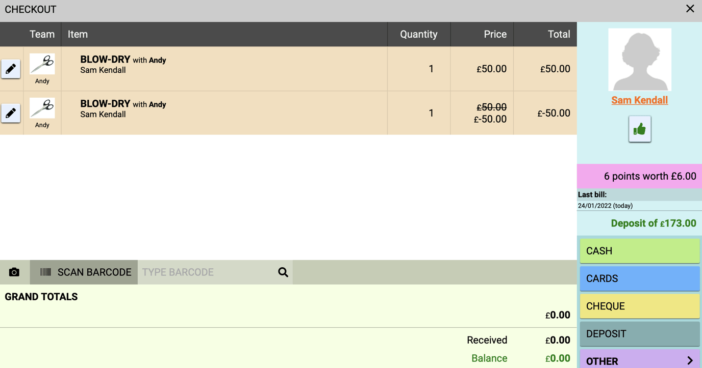 How do I process a refund through the system?