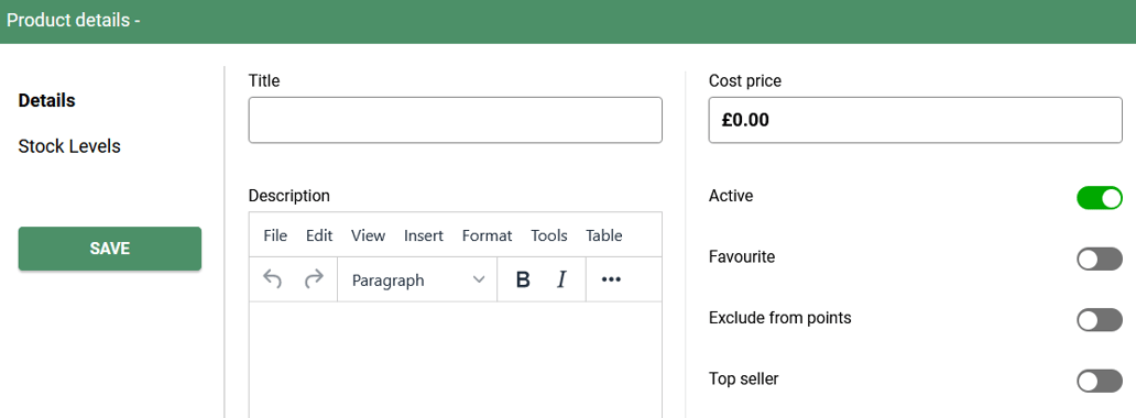 How To Set up Stock
