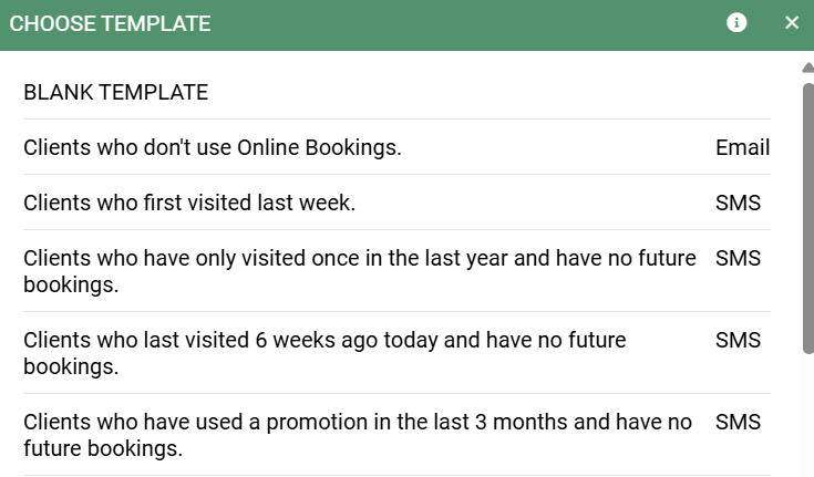 How to create and send a SMS Blast to your clients
